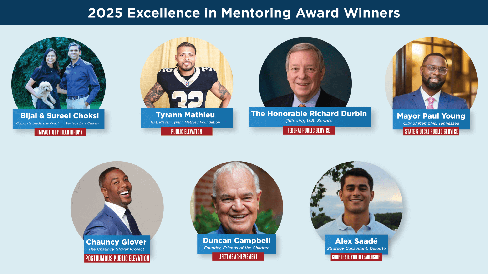 Announcing the 2025 Excellence in Mentoring Award Honorees! - MENTOR
